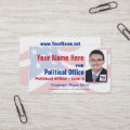 Democrat Political Election Campaign Business Card | Zazzle