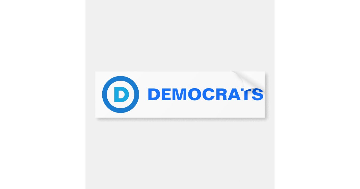 Democratic Bumper Sticker | Zazzle