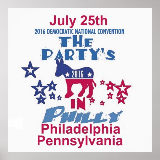 Democratic Convention Poster | Zazzle.com