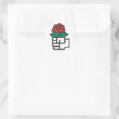 Democratic Socialism (The Fist and Rose Symbol) Classic Round Sticker ...