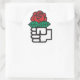 Democratic Socialism (the fist and rose symbol) Classic Round Sticker ...