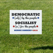 Democratic Socialist Bernie Sanders Sign | Zazzle