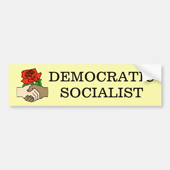 Democratic Socialist Bumper Sticker | Zazzle.com