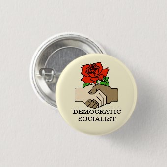 Democratic Socialist Button | Zazzle