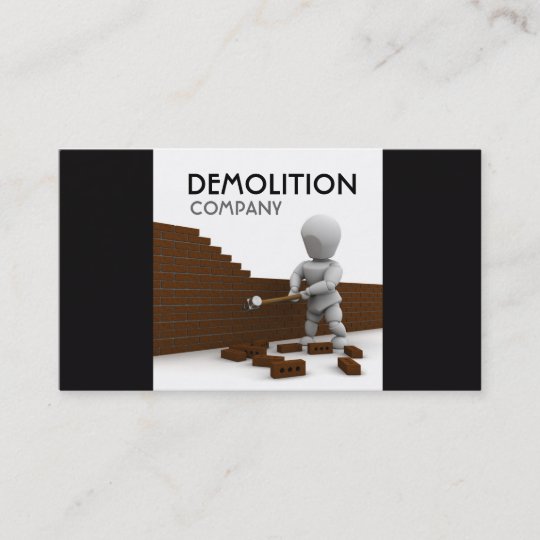 Demolition Business Card | Zazzle.com