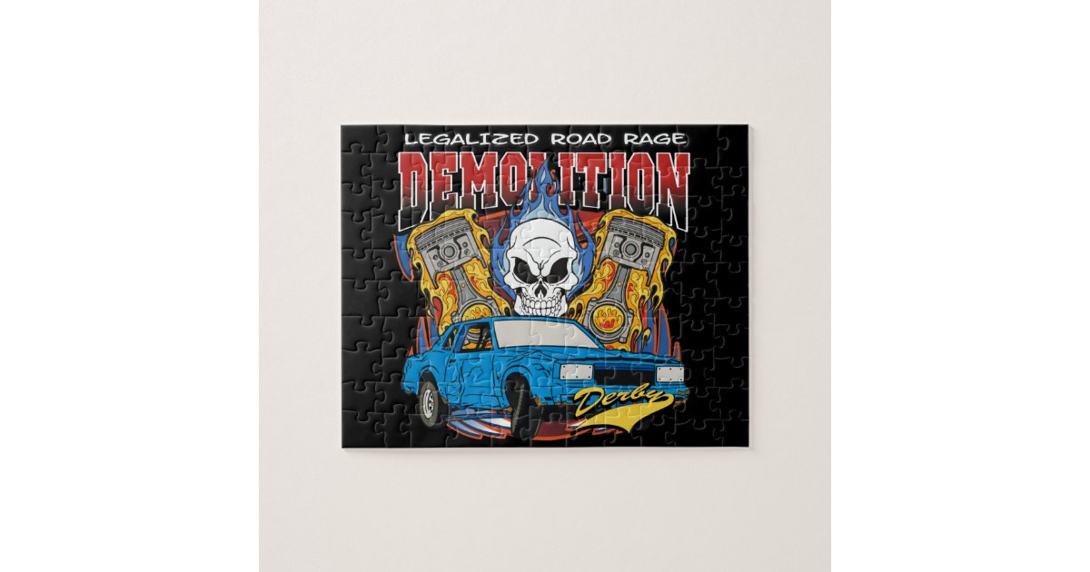 Demolition Derby Jigsaw Puzzle | Zazzle