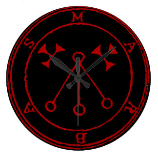 Demon Wall Clocks | Zazzle