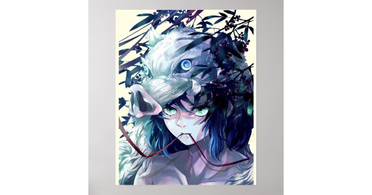 Demon Slayer Inosuke Poster | Zazzle