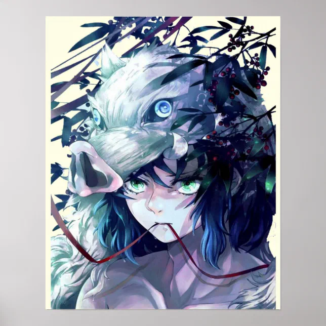 Demon Slayer Inosuke Poster | Zazzle