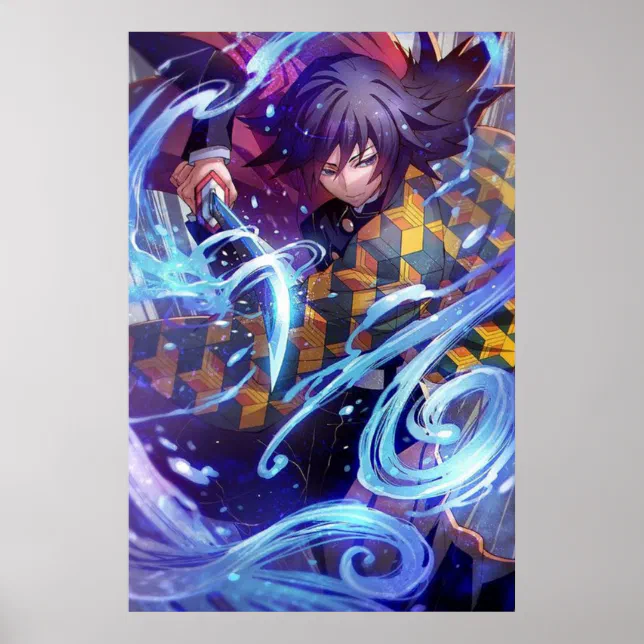 Demon Slayer Kimestu no Yabai Giyu Tomioka Poster | Zazzle