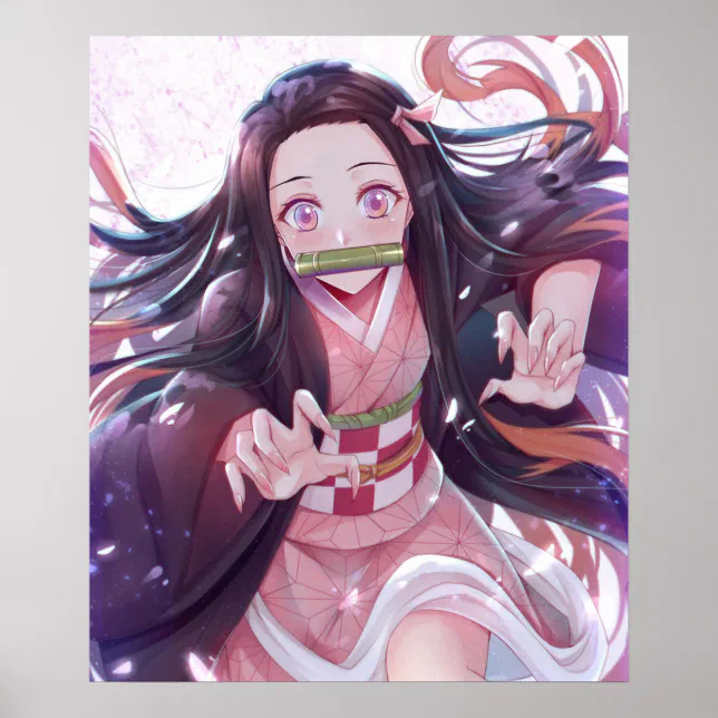 Demon Slayer Nezuko Kamado Poster | Zazzle