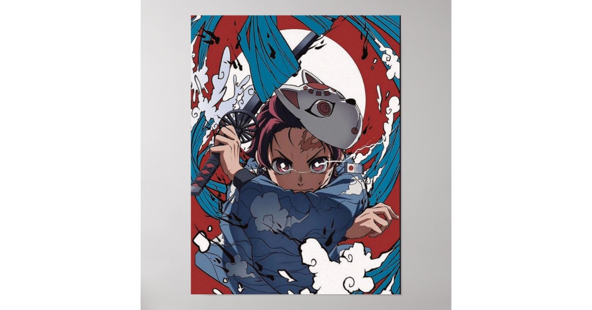 Demon Slayer Tanjiro Poster | Zazzle