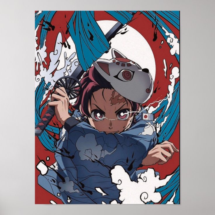 Demon Slayer Tanjiro Poster | Zazzle