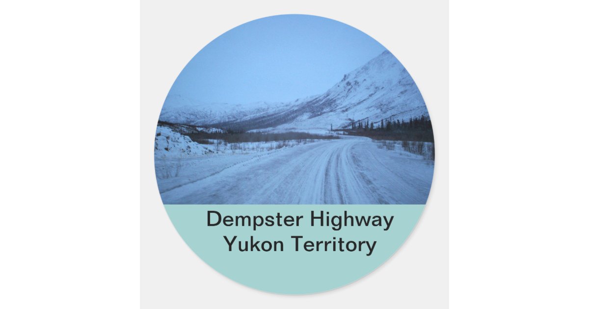Dempster Highway Sticker | Zazzle