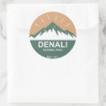 Denali National Park Classic Round Sticker | Zazzle