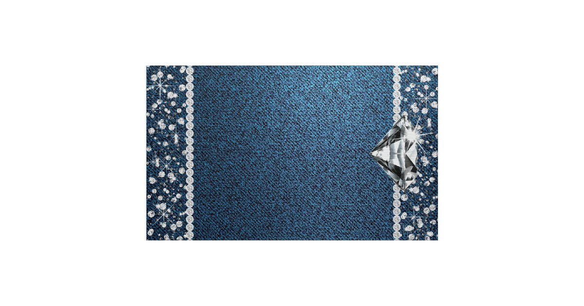 Denim and Diamond Photo Backdrop Photo Booth | Zazzle