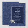 Denim and diamonds invitation | Zazzle
