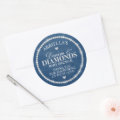 Denim and Diamonds Sticker | Zazzle