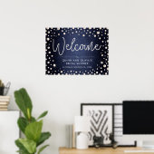 Denim and Pearls Welcome Sign | Zazzle