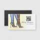 Denim and Zebra Fashion Designer QR Code | Zazzle