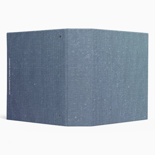 Denim Blue Stone Look Gradient 3-ring Binder | Zazzle
