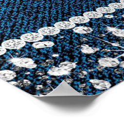 Denim Diamond Welcome Sign | Zazzle