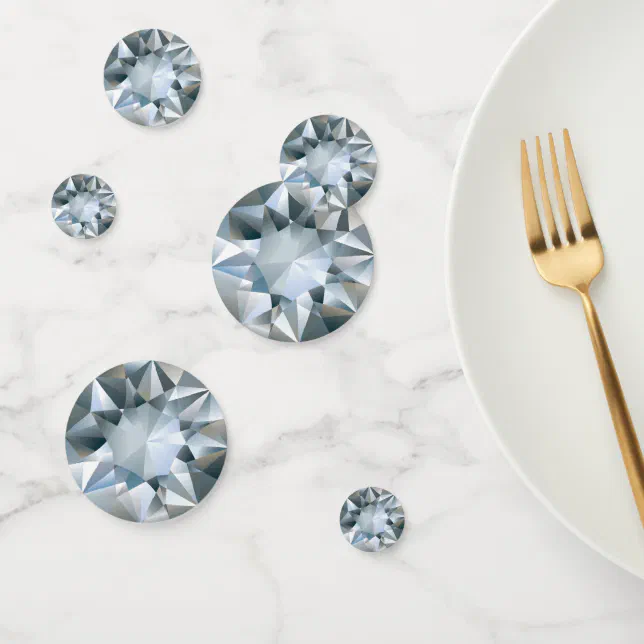 Denim & Diamonds Sparkle Diamond Birthday Party Confetti | Zazzle