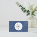 Denim Fabric, Denim Texture, Blue Denim, Jeans Business Card | Zazzle