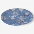 Denim Jean pockets,Kittens and Lace Paper Plates | Zazzle