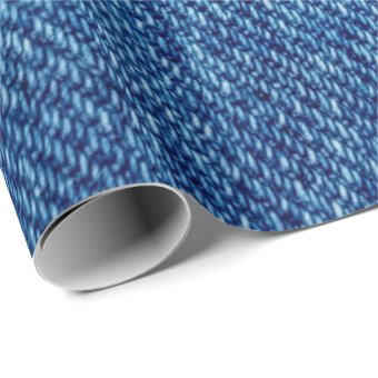 Denim Jeans Pocket Rustic Country Western Wrapping Paper | Zazzle
