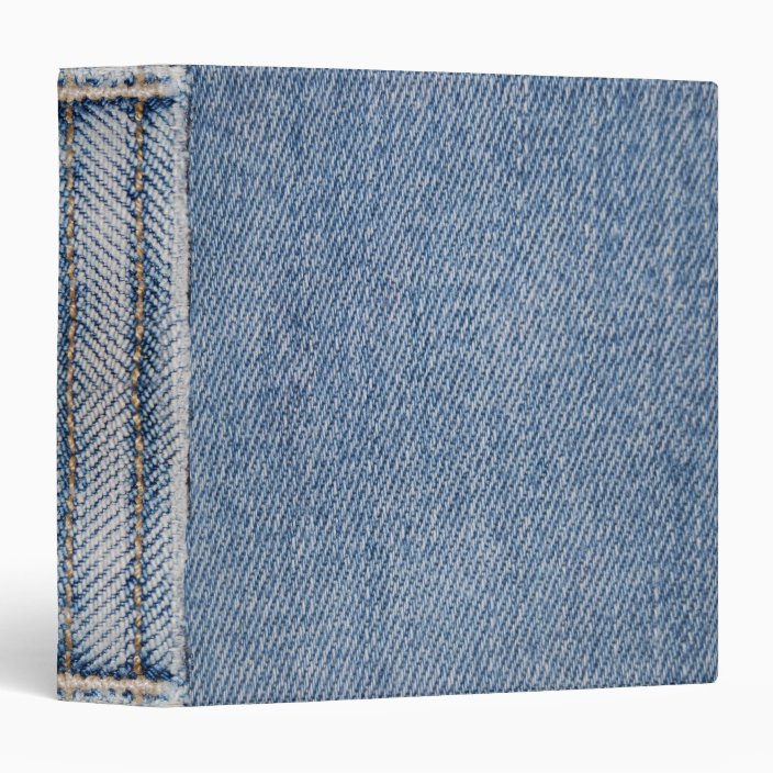 Denim Print Binder | Zazzle.com
