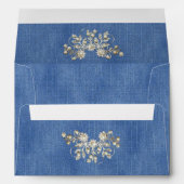 Denim Textured - Lace and Costume Jewelry Envelope | Zazzle