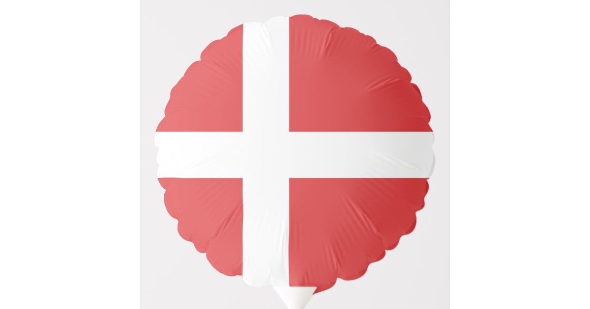 Denmark flag balloon | Zazzle