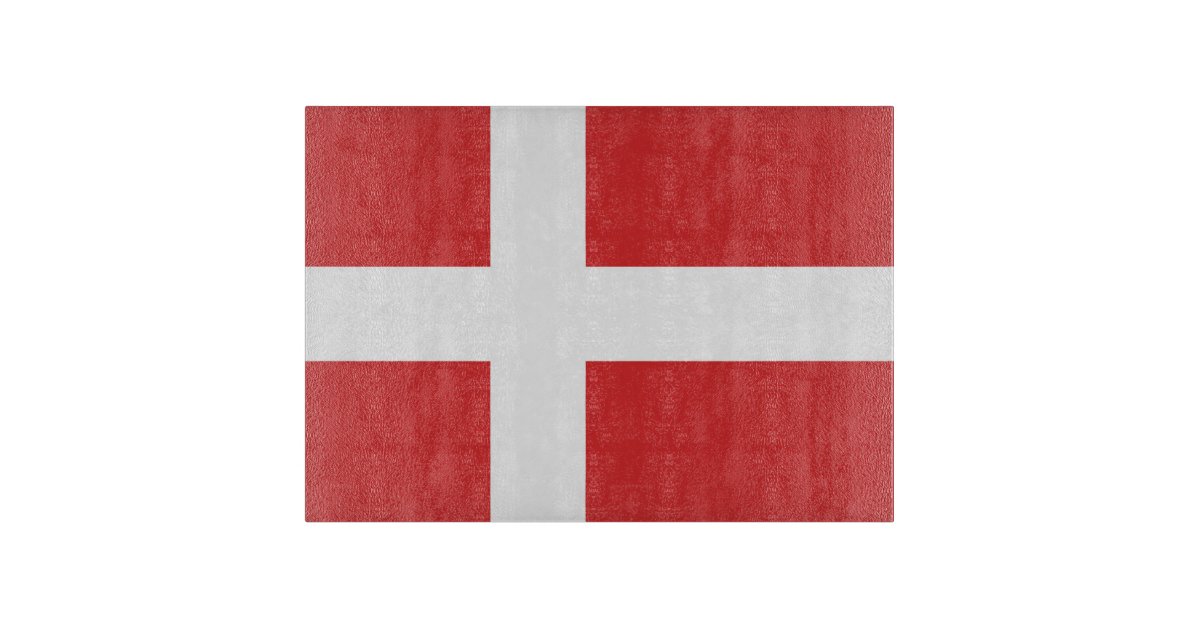 Denmark flag cutting board | Zazzle