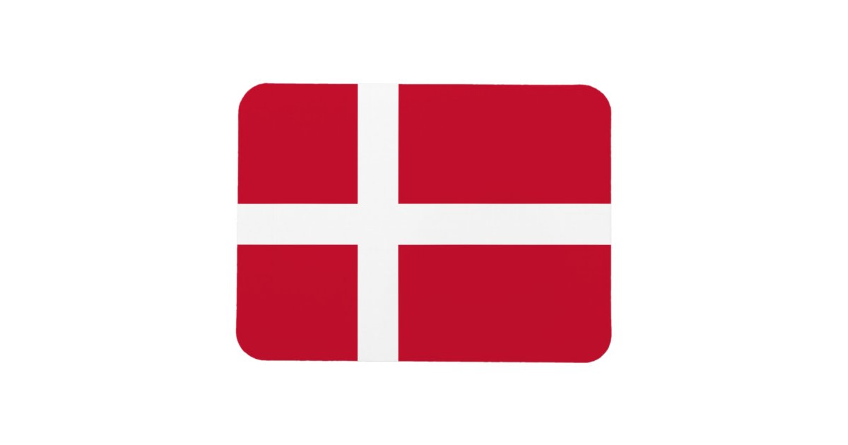 Denmark Flag Magnet | Zazzle