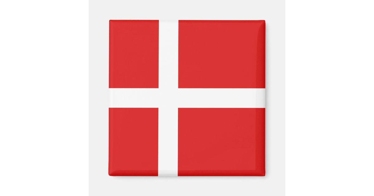 Denmark Flag Magnet | Zazzle