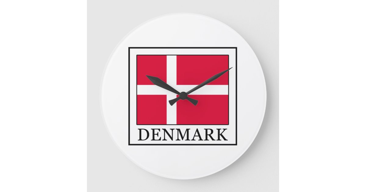 Denmark Large Clock | Zazzle