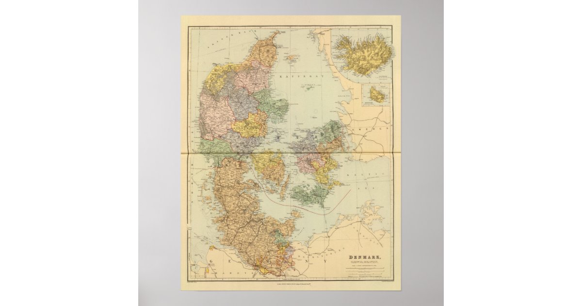 Denmark, Sleswig, Holstein Poster | Zazzle