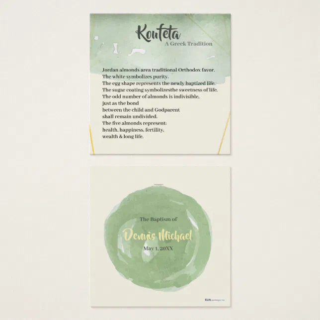 Dennis Koufeta Card | Zazzle