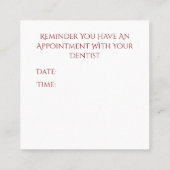 Dental Appointment Reminder Cards Funny | Zazzle