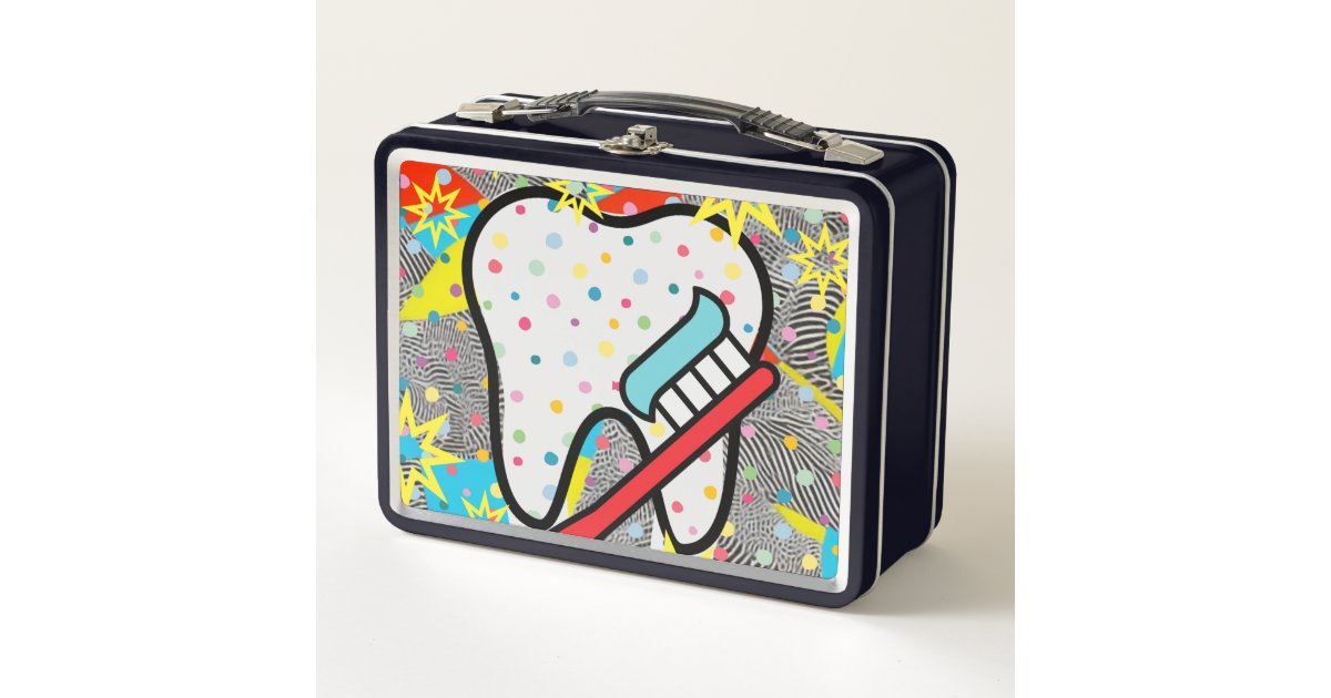 Dental Arts Metal Lunch Box | Zazzle