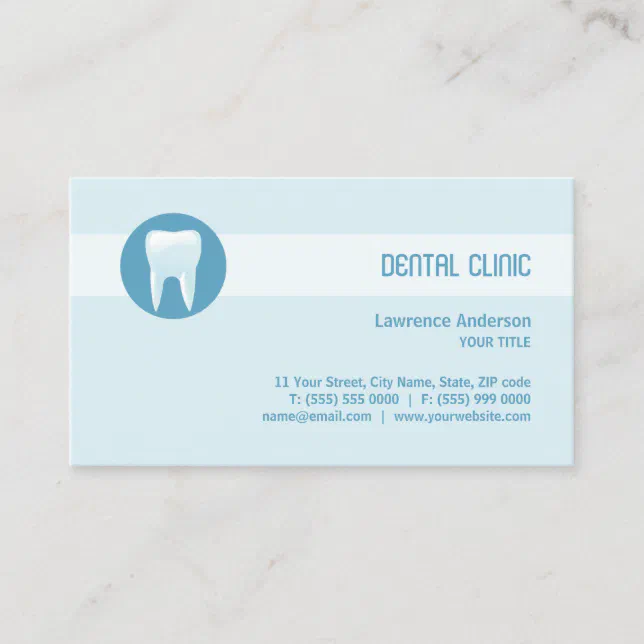 Dental Clinic / Dentist business card | Zazzle