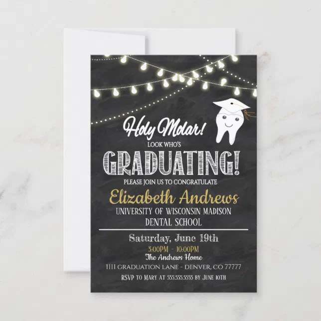 Dental Graduation Invitation | Zazzle
