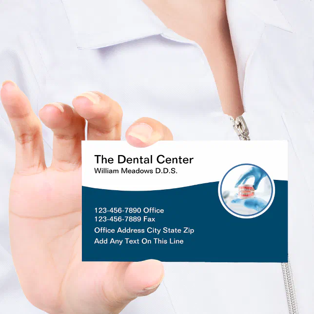 Dental Implants And Dentures Business Card | Zazzle