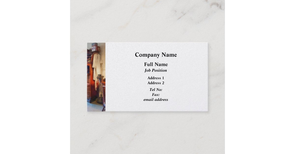 Dental Lab WithLab Coat Business Card | Zazzle