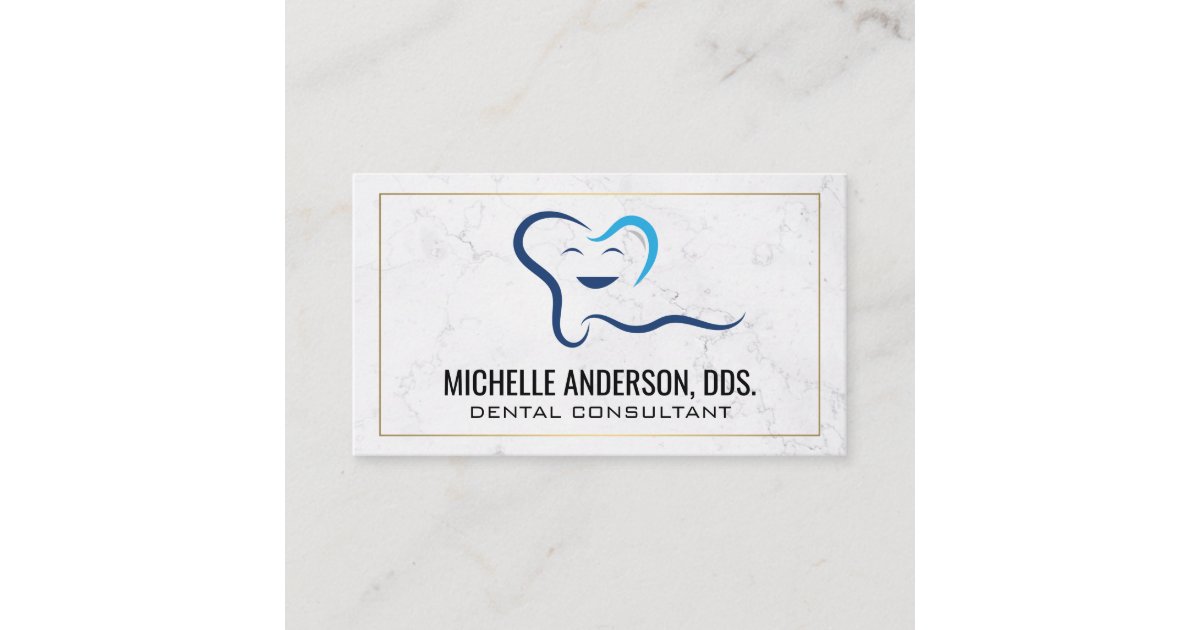 Dental Logo | Tooth Business Card | Zazzle