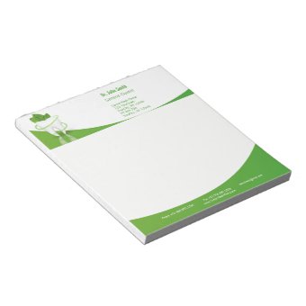 Dental Medical Mint Leaf Tooth - Notepad | Zazzle