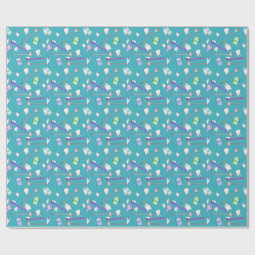 Dental Profession Tools Design Wrapping Paper | Zazzle