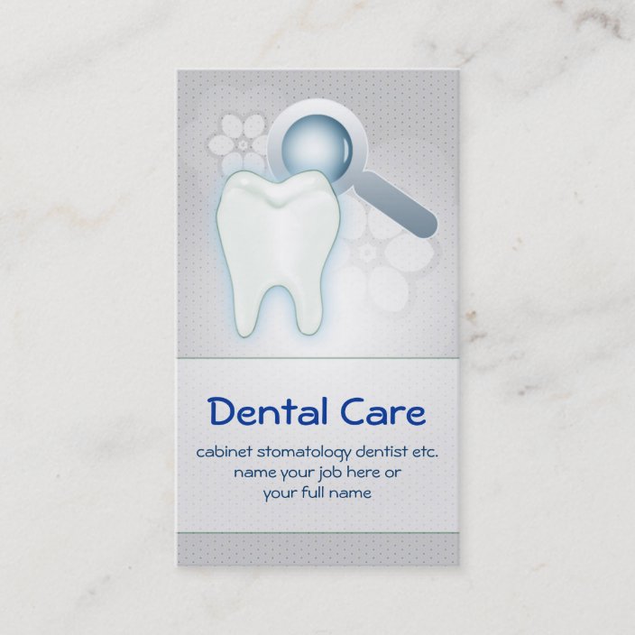 dental teeth tooth business card | Zazzle.com
