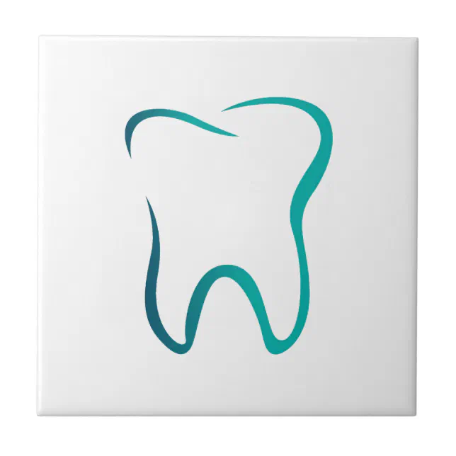 Dental Tooth Dentistry Medical Image Ceramic Tile | Zazzle